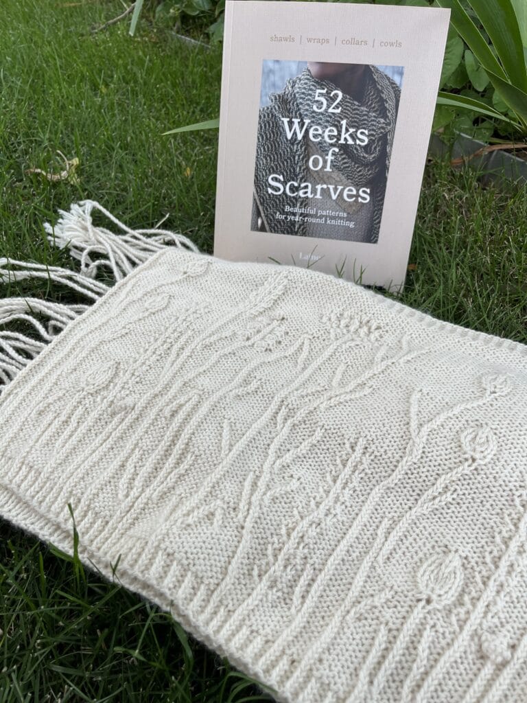 Knitting Kit: Wild Flowers Scarf Kit - Lambspun Fort Collins